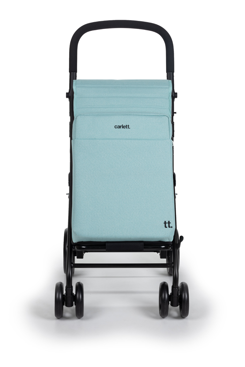 Carlett Lett470 Urban Family Deluxe XL Capacity Folding 6 Wheel Swivel ...