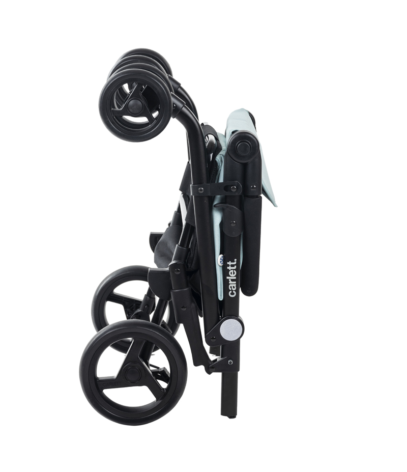 Carlett Lett470 Urban Family Deluxe XL Capacity Folding 6 Wheel Swivel ...