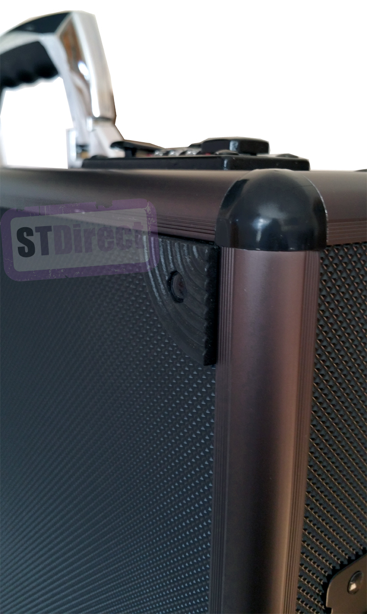 Pro Aluminium Laptop Padded Briefcase Attache Case with Detachable ...