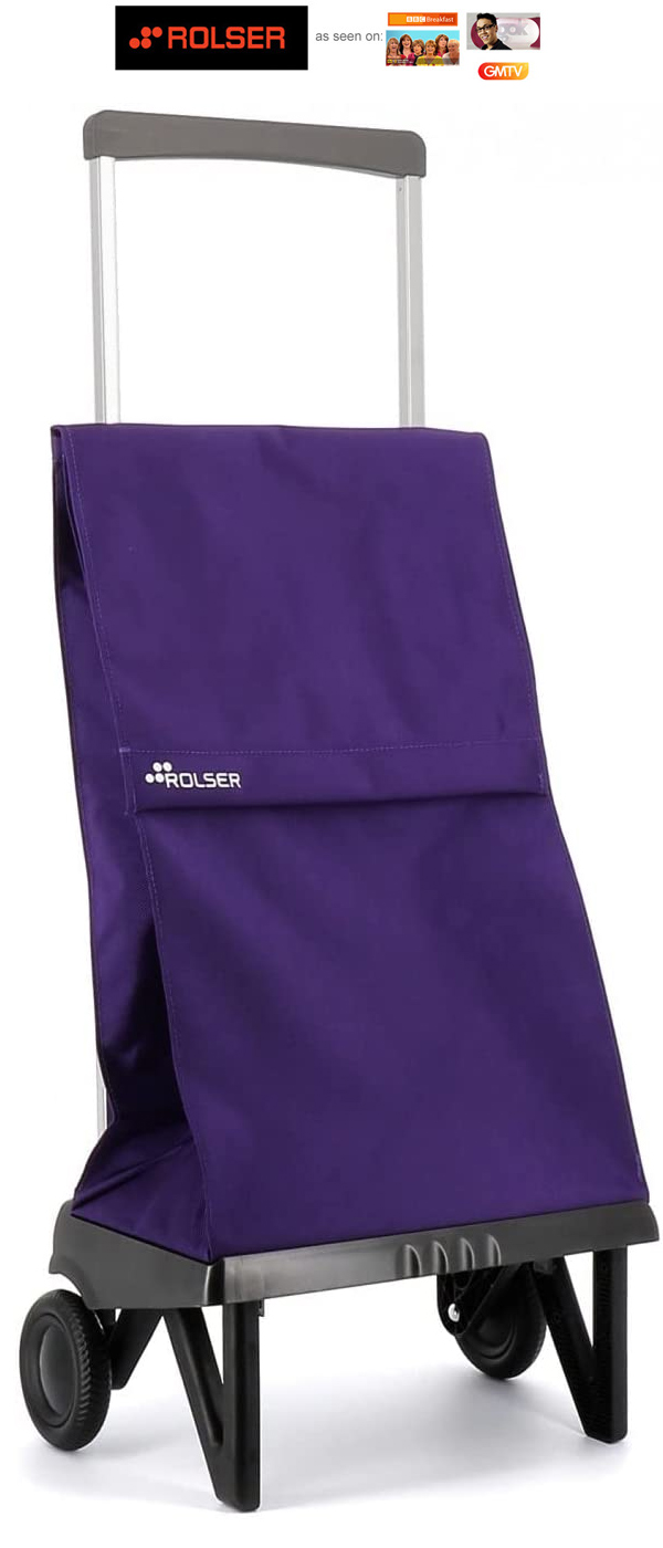 Rolser Plegamatic Original Folding Trolley Purple, 2 Wheel